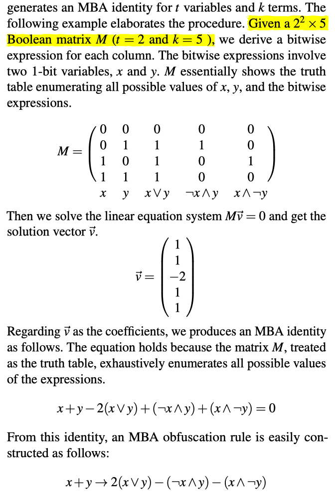 【论文笔记】MBA-Blast: Unveiling and Simplifying Mixed Boolean-Arithmetic ...